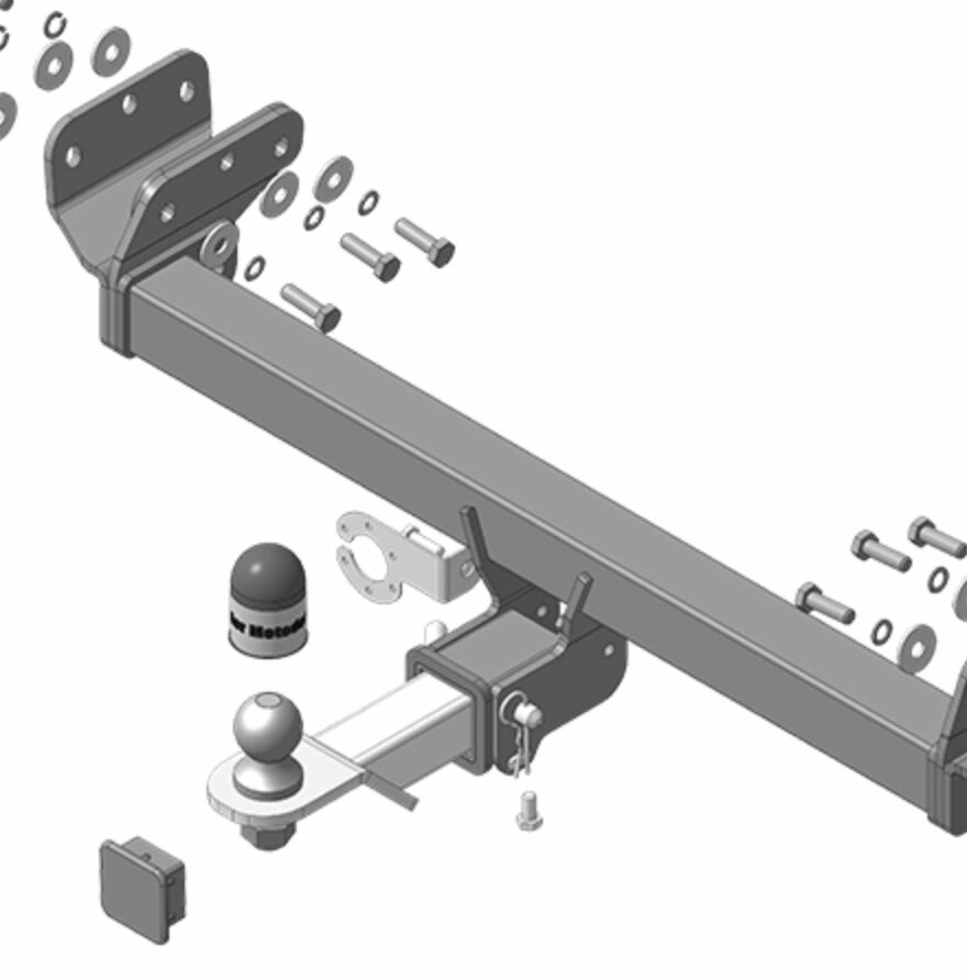 Фаркоп для Omoda C5, Jaecoo J7, Tenet T7 арт. MOTODOR.99032-E