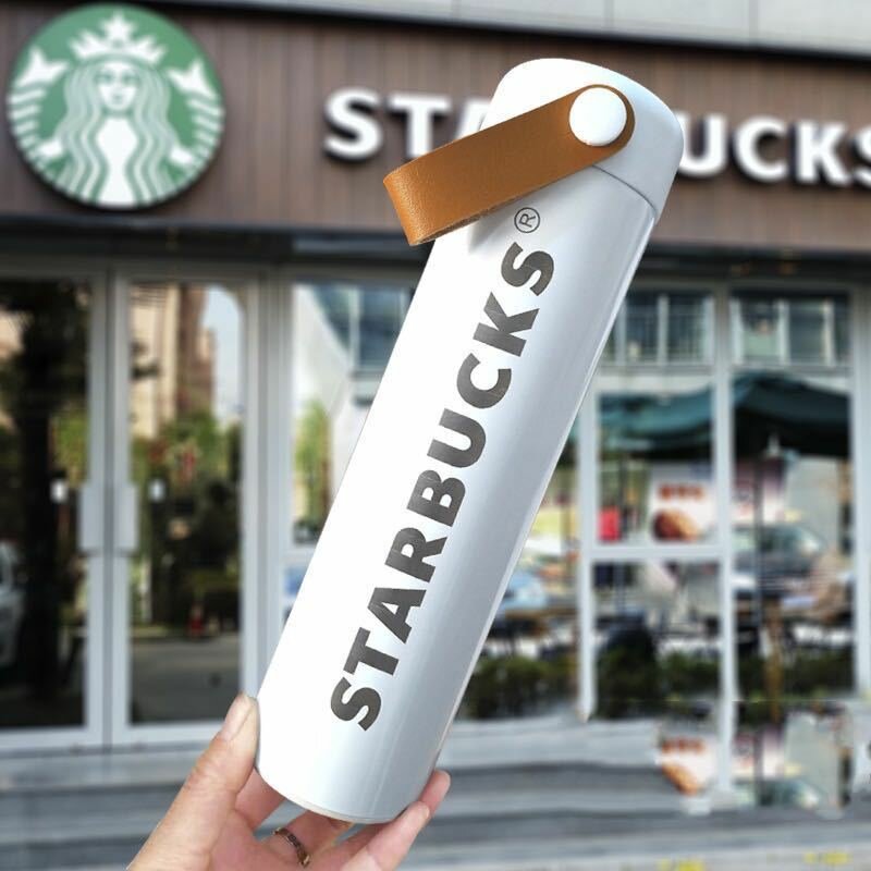 Самая продаваемая термокружка Starbucks из нержавеющей стали марки 304 с ремешком для переноски.