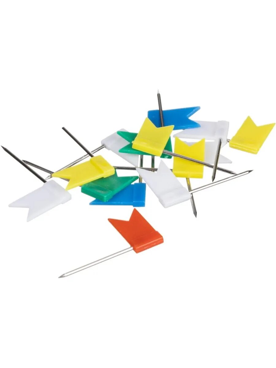 Набор ярких кнопок для пробковых досок, 25 шт.