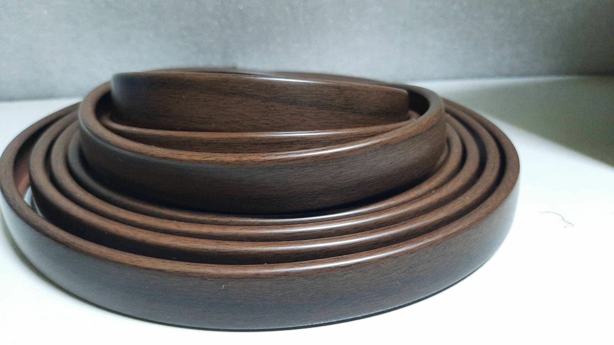 Мебельная кромка ПВХ кант накладной 16 мм, орех венге 5 м