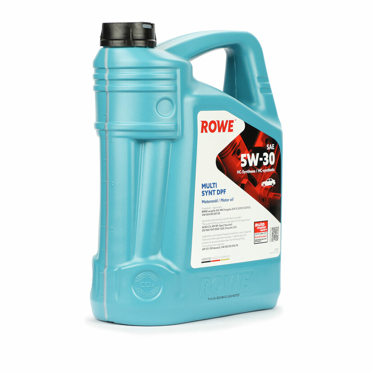 Масло Моторное Rowe Hightec Multi Synt Dpf 5W-30 5Л.(Rowe 20125005099)