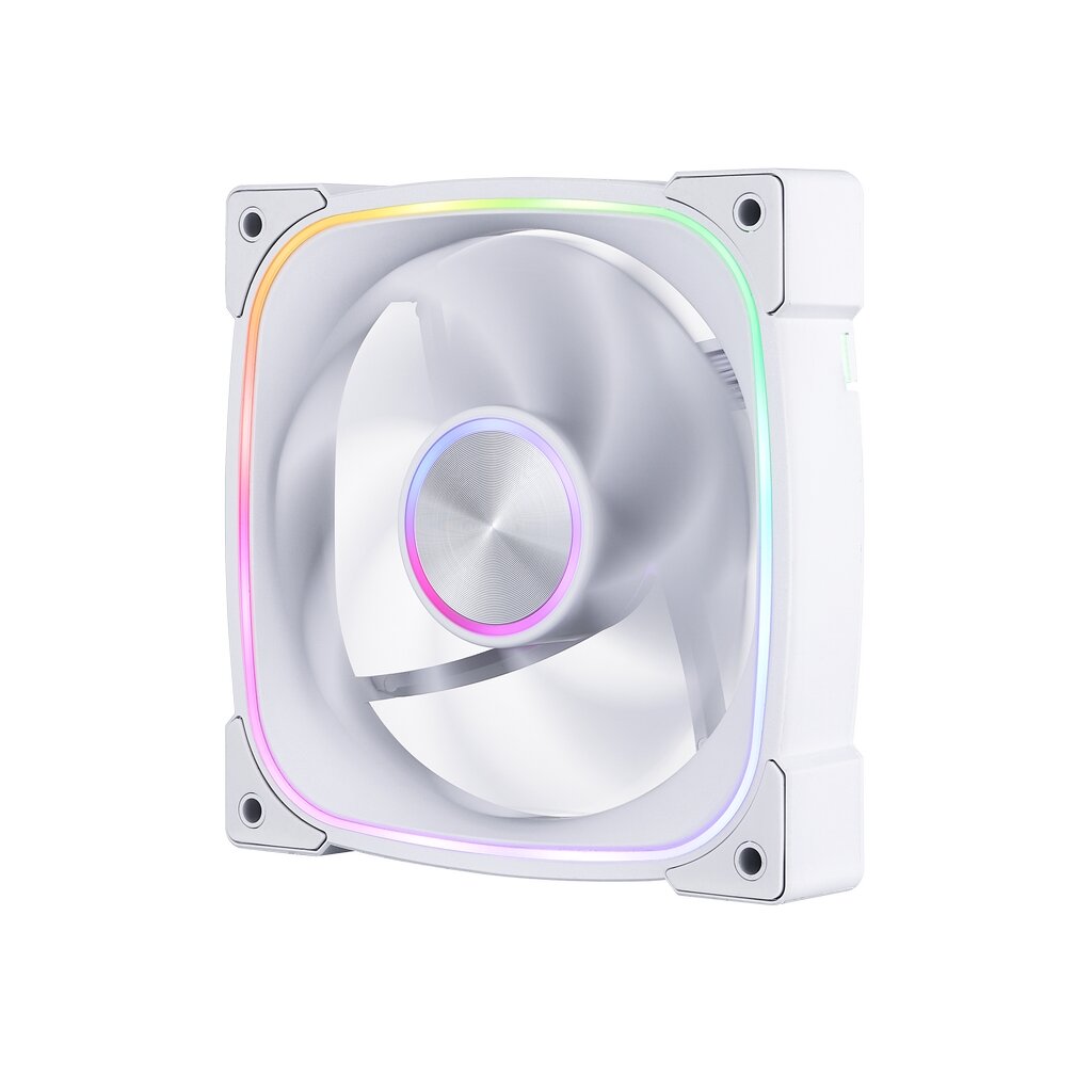 Вентилятор для корпуса 1STPLAYER FN7R White / 120mm ARGB 3pin 5V PWM 4pin 12V 600-1800rpm 38.39cfm 31.28dBA