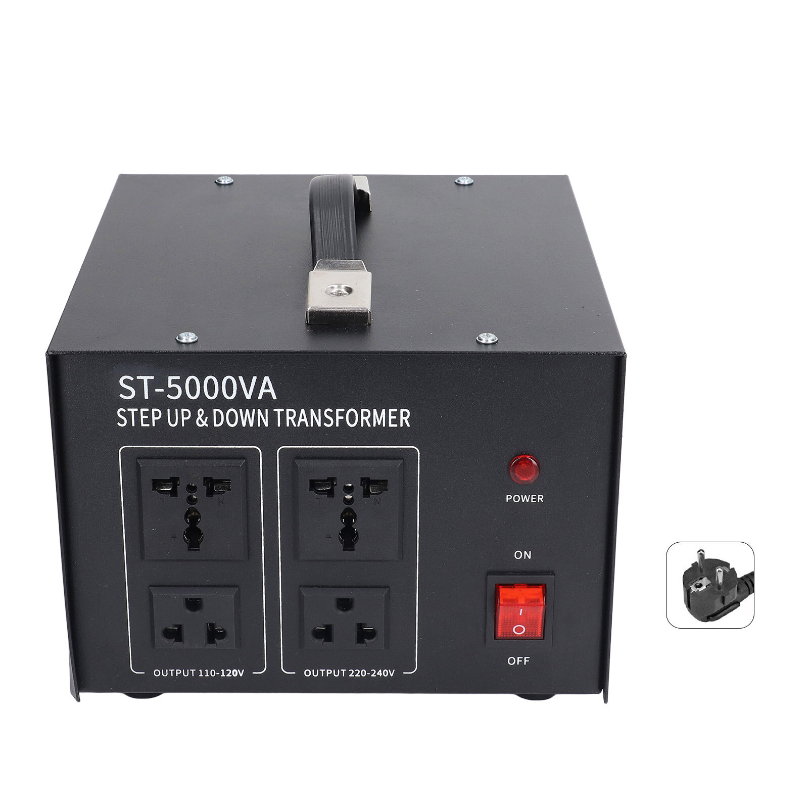 Трансформатор 5000W, регулируемый, EU вилка