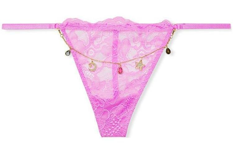 Женские трусы-танга Victoria's Secret 10067003, Темно-красновато-пурпурный, S EU