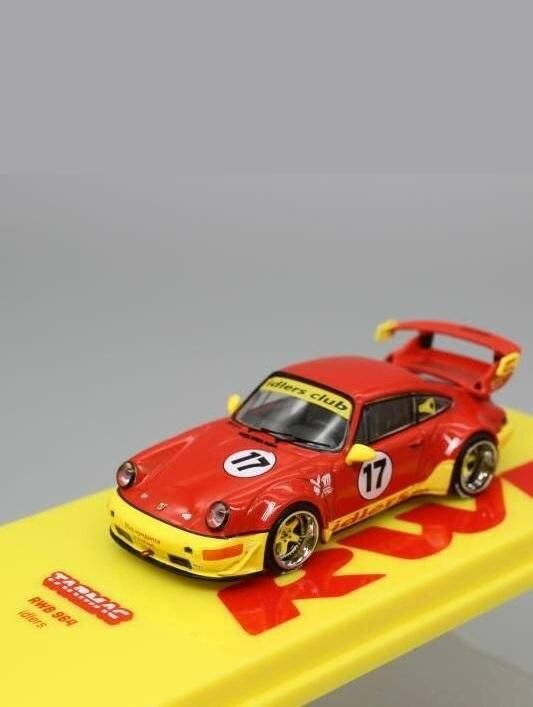 Машинка Tarmac Works TW 1/64 Porsche RWB 964 idlers Die-cast Alloy Car Model Collection Display Gift