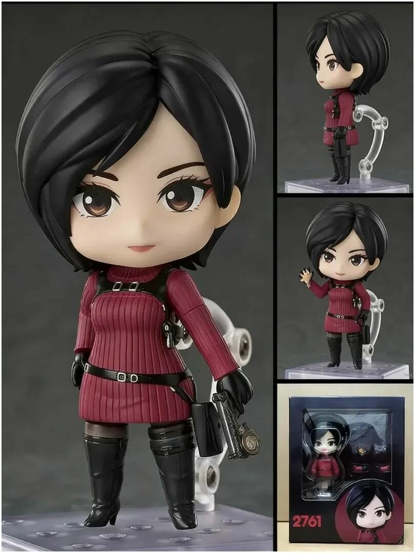 Aниме фигурка Обитель зла Ада Вонг / Nendoroid #2761 Ada Wong 10см