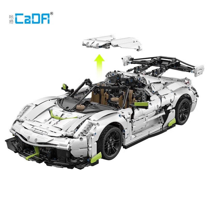 C61505 Lafa Building Block автомобиль сложный гоночный мальчик игрушка собранный спортивный автомобиль для взрослых механический набор модель