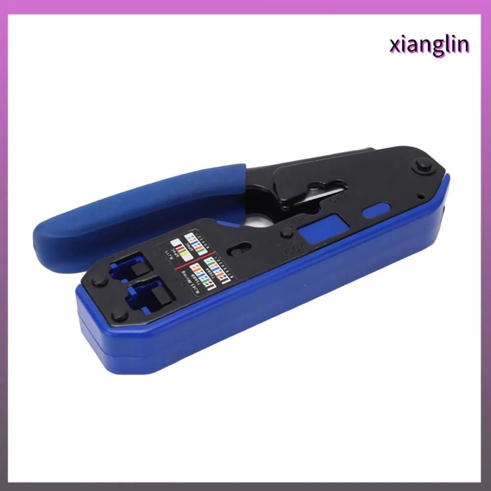 Обжимные клещи xianglin для RJ45, RJ11, RJ12, для кабеля, набор инструментов, для обжима сетевого кабеля