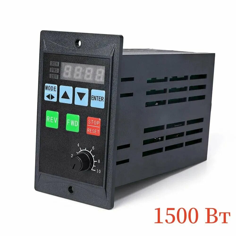 Преобразователь частоты 1500 Вт, моторный привод, частотник однофазный вход 220 В, трехфазный выход