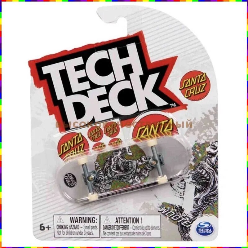 Фингерборд Tech Deck Santa Cruz Fingerboard игрушка для пальцев