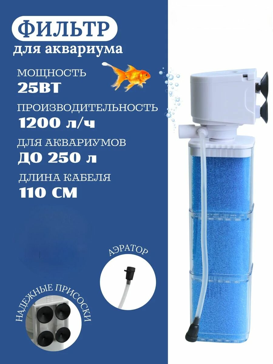 Фильтр внутренний для аквариума