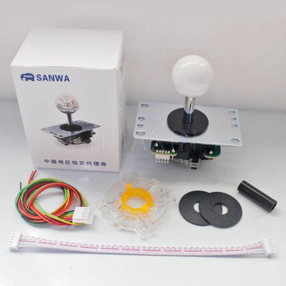 Sanwa JLF TP 8YT Джойстик для игр, белый