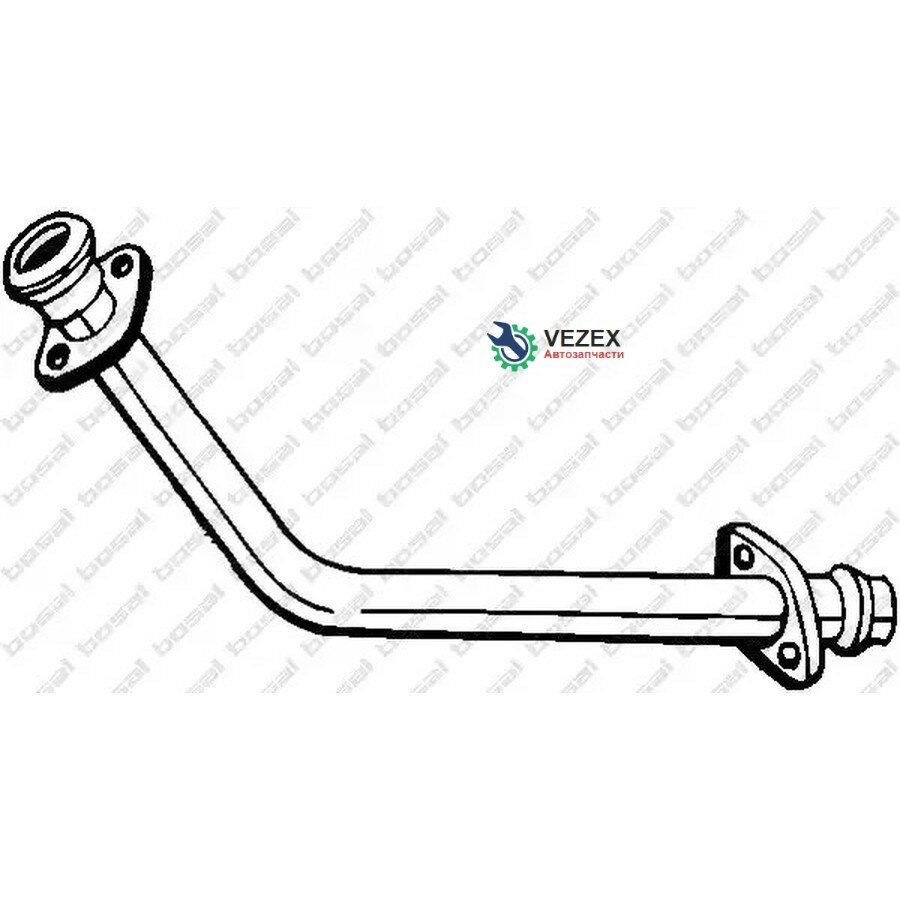 BOSAL 751-151 Глушитель (труба приемная)
