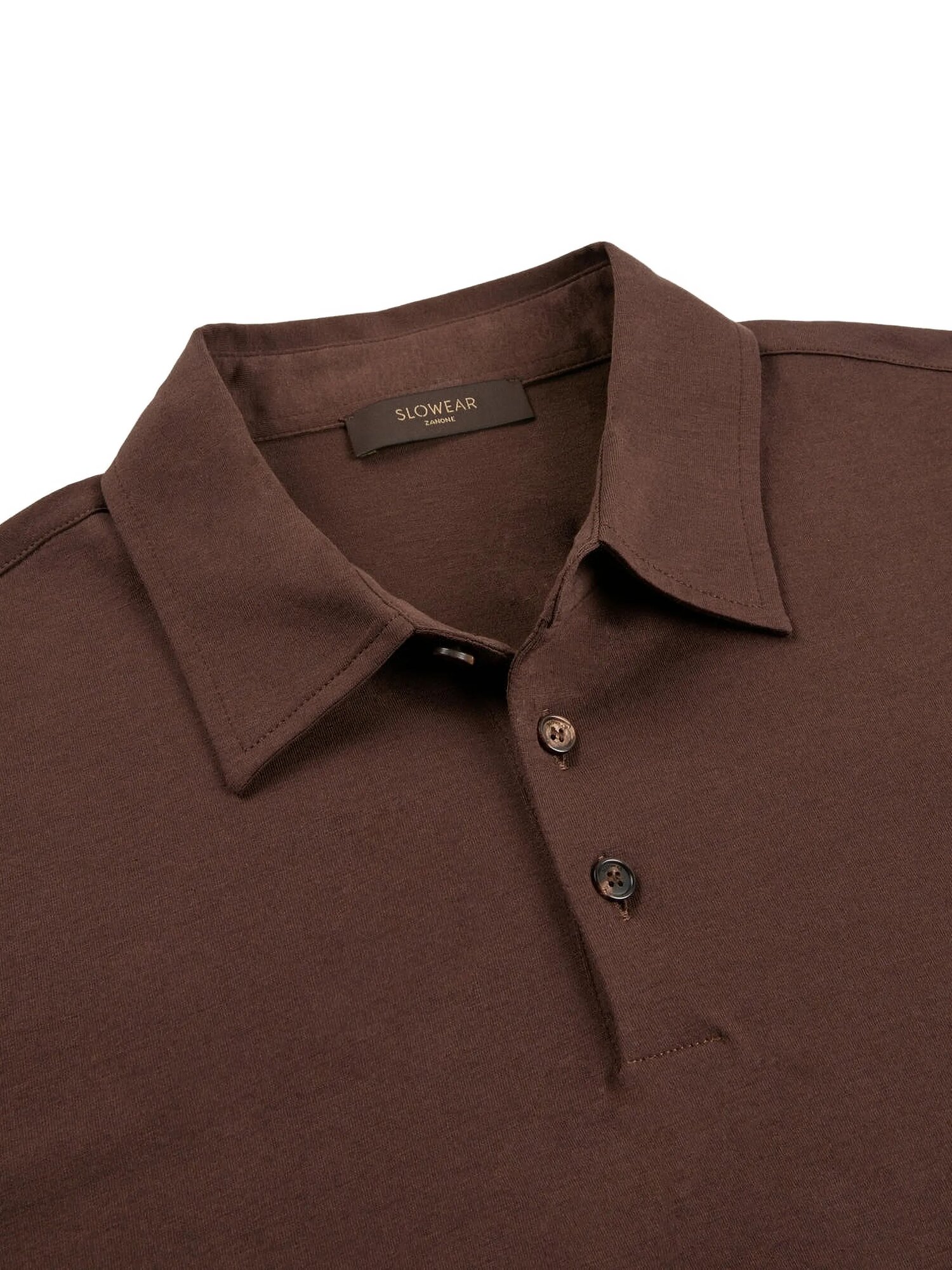 Рубашка Zanone Logo-patch polo shirt, размер 50 — фото 1