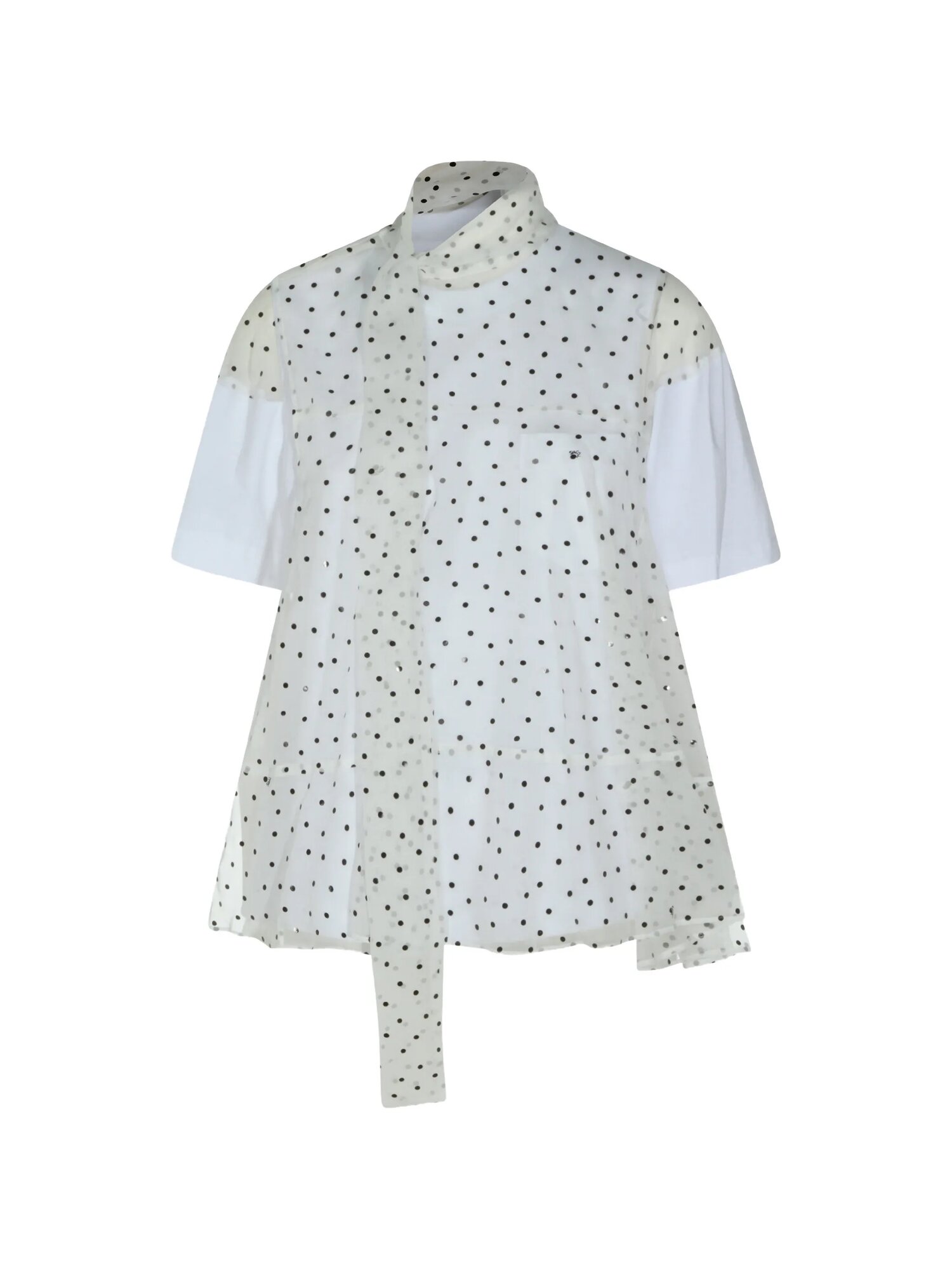 Блуза Polka dot-pattern blouse