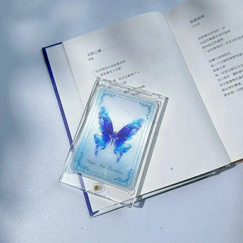 Закладка Лентикулярная открытка Butterfly Creative 1 штуки синий