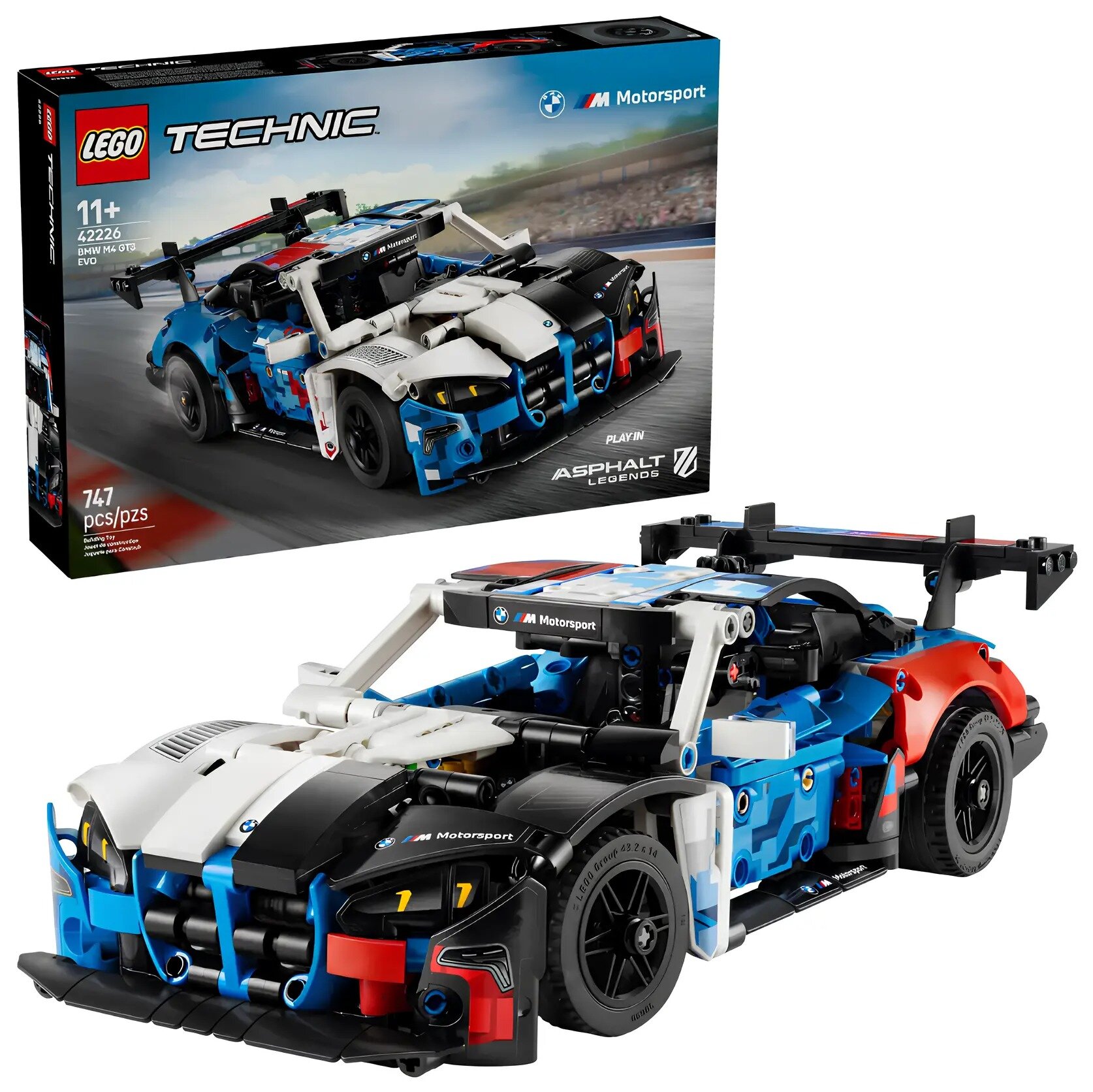 Конструктор LEGO Technic 42226 Автомобиль BMW M4 GT3 EVO, 747 дет.