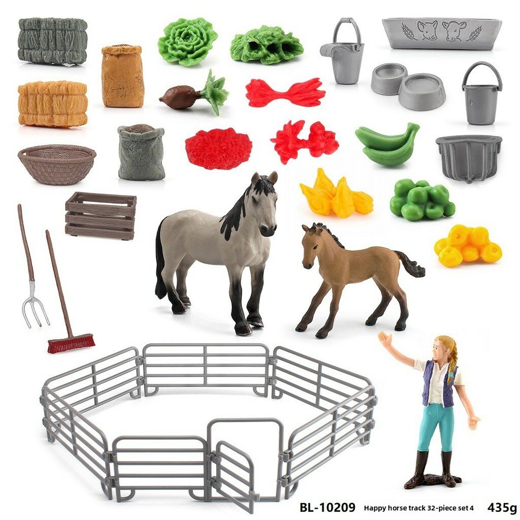 Детский pvc ферма животное модель сцена для игровой комнаты декор и обучение комплект 4