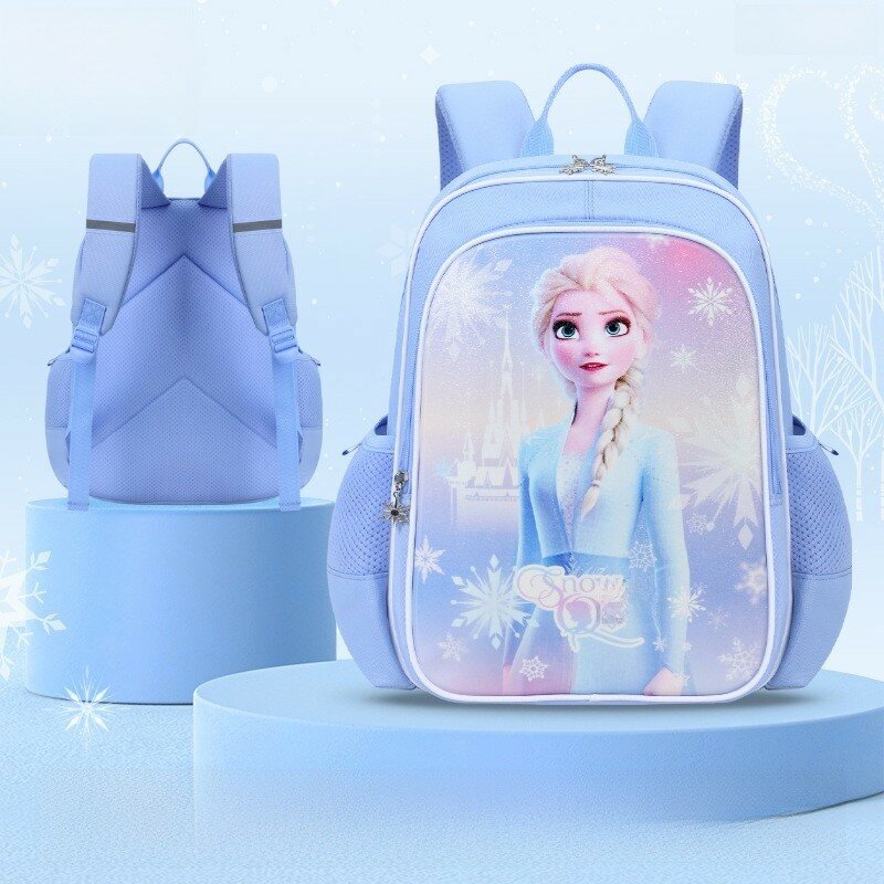 Детский рюкзак с просторным дизайном и износостойким материалом для начальной школы голубой