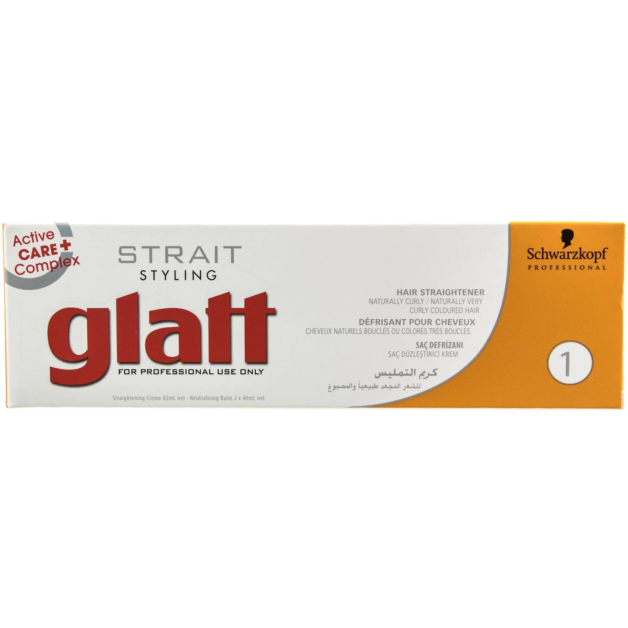 Средство для выпрямления Schwarzkopf Strait Glatt №1, для нормальных волос, 160 мл