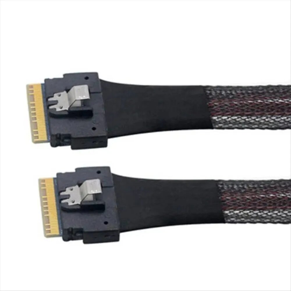 SAS 4.0 SFF-8654 8i 74pin кабель для сервера, аудиокабель, разноцветный — фото 1