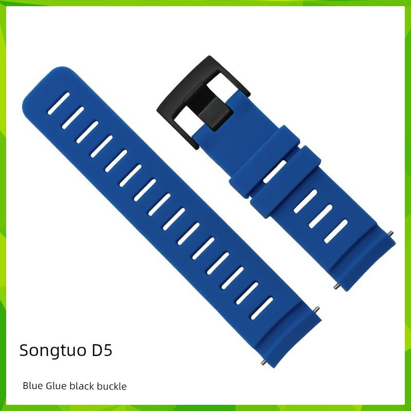 Спортивные часы Suunto D5 Spartan Expedition с синим резиновым ремешком и черной пряжкой для походов