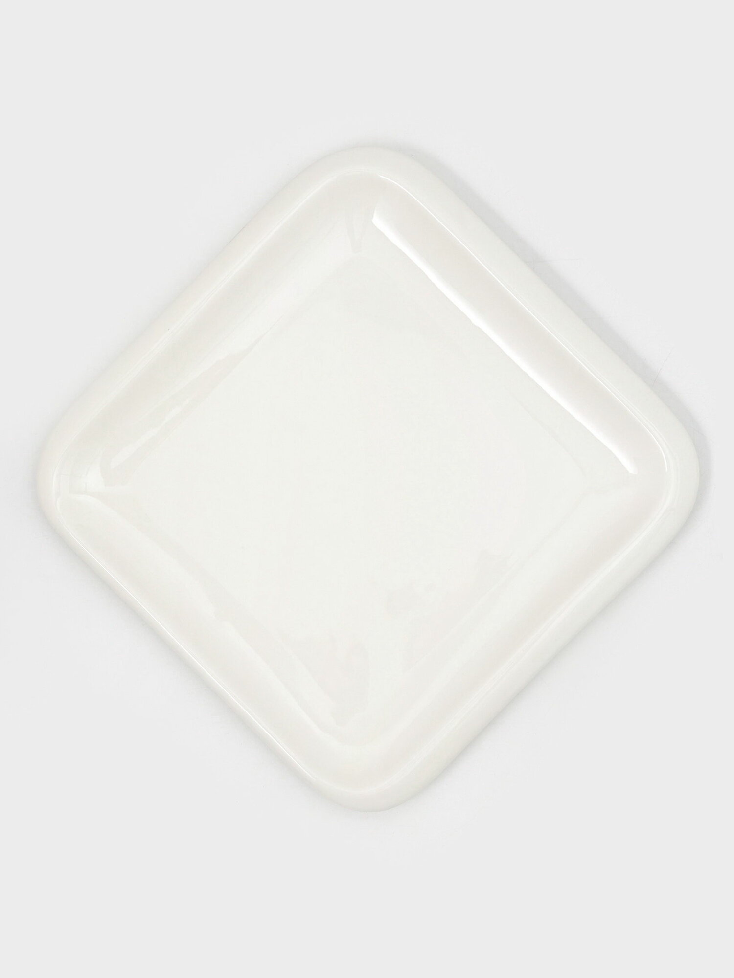 Блюдо Wilmax Teona, d=20 см, фарфор, белое, форма: квадрат, цвет: белый