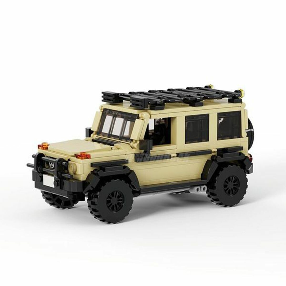 Строительные блоки MOC, Mercedes-Benz G300P, обучающие частицы, кубики, пластиковая конструкция, которую можно сконструировать из готовых моделей игрушек-конструкторов