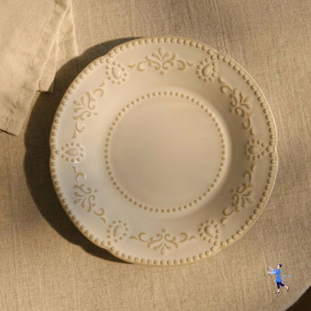 Тарелка "диаметр 15 см" 15 см 1 шт белый