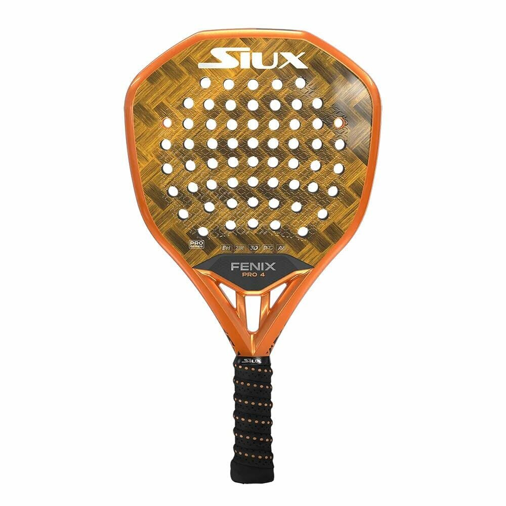 DECATHLON ракетка для падел тенниса Siux Fenix Pro 4, алмаз, черный/золотой, размер 0