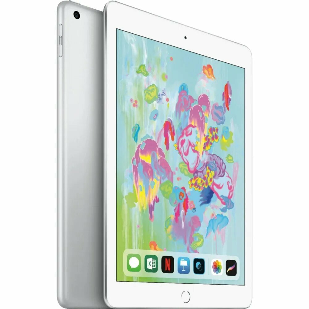Apple Планшет iPad 2018WI-FI, 9.7" 128 ГБ, серебристый