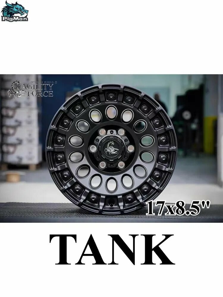 TANK300 Колесный диск Кованый 17x8.5" PCD6х139.7 ET10 D100.1