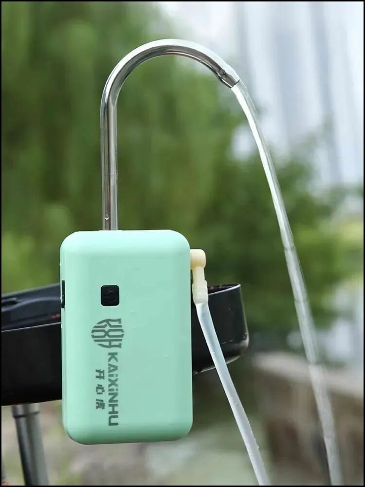 Портативный насос для добычи воды с фонариком, походный умывальник премиум для выживания на открытом воздухе