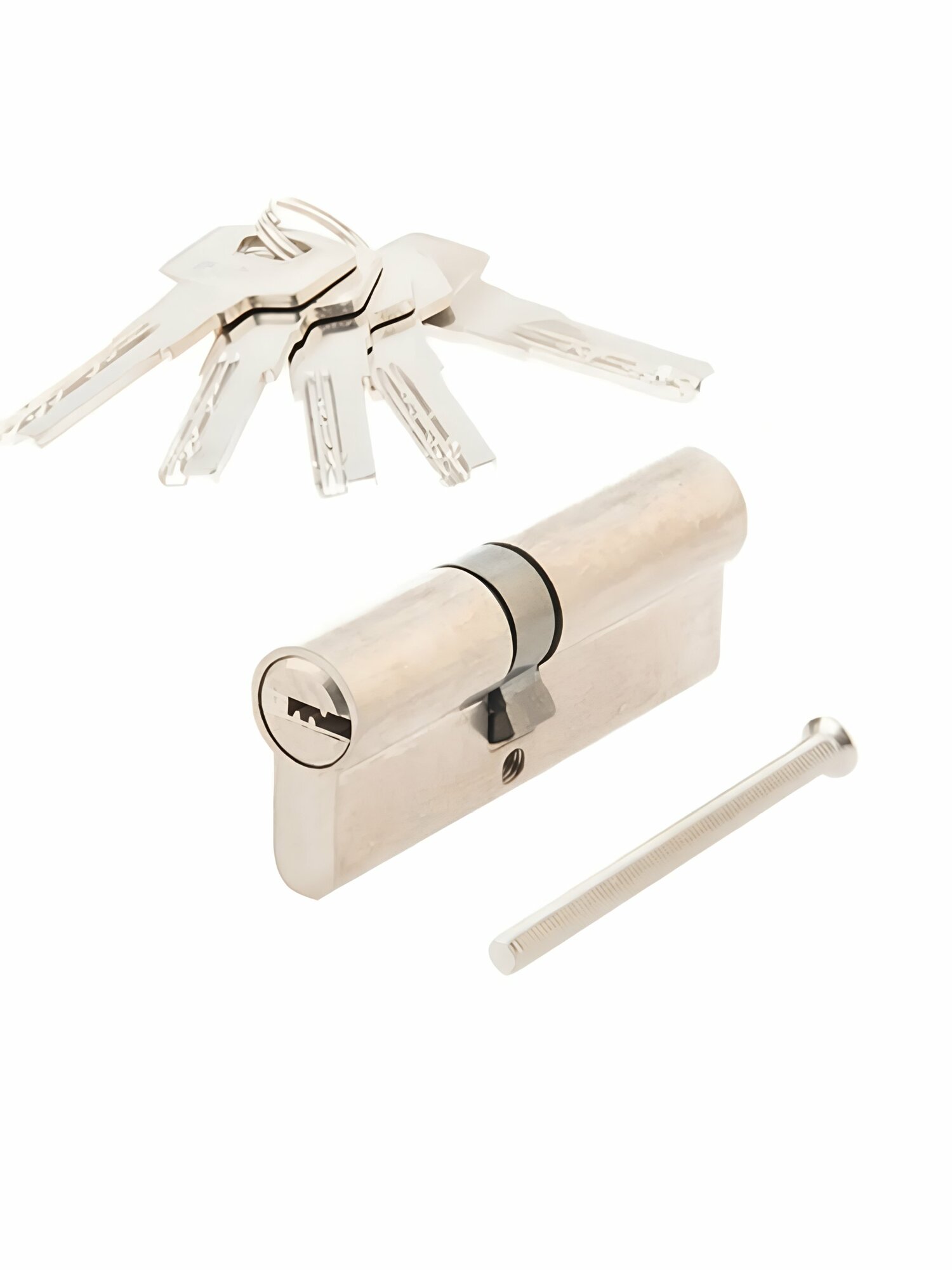 Личинка замка двери Vanger, YM-80(35/45)-CR, 33930, 80 мм, никель