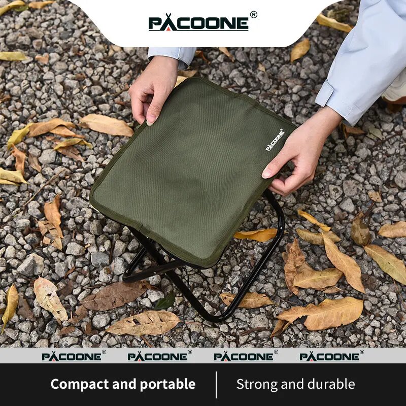 PACOONE золотой складной стул из алюминия Mini-chair-NA