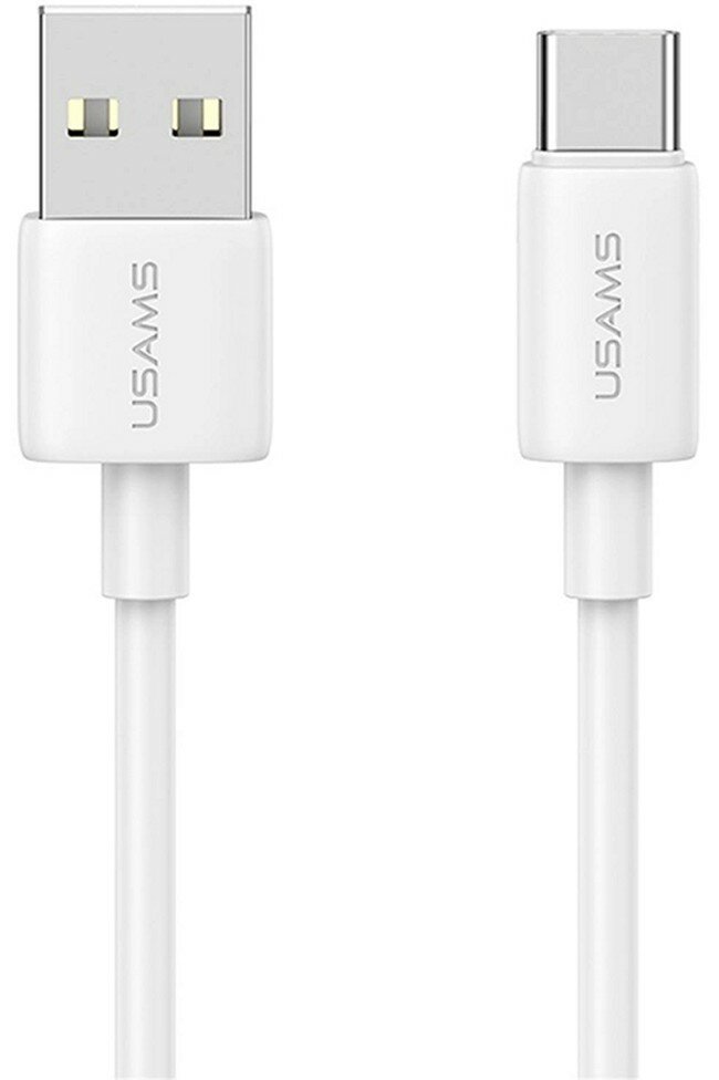Кабель Usams SJ708 Type-C 3A Fast Charging Data Cable - YD Series 1m Белый (SJ708USB02)