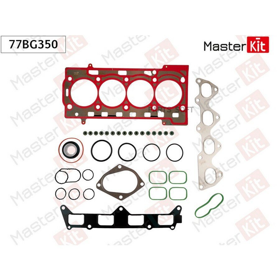 MASTERKIT 77BG350 Комплект прокладок ГБЦ Skoda FABIA II (542) CTHE, CAVE