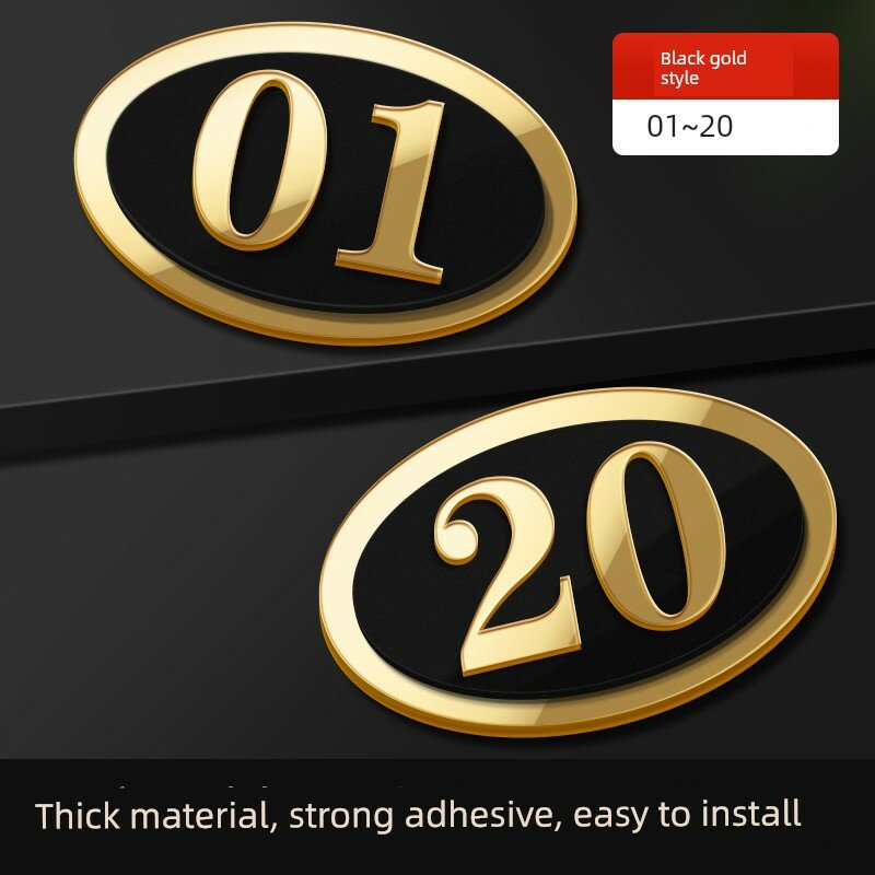 Трехмерные номерные таблички, акриловые номерные таблички для столов, пронумерованные билеты, таблички с