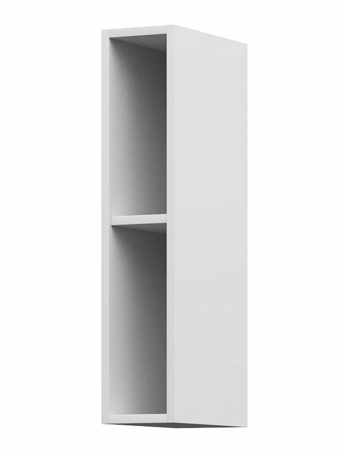 Открытый кухонный верхний шкаф 200 без фасада (белый) Huge Mebel. Ширина 200 Высота 716. Модули кухонные верхние Huge Mebel. Ширина 200 Высота 716