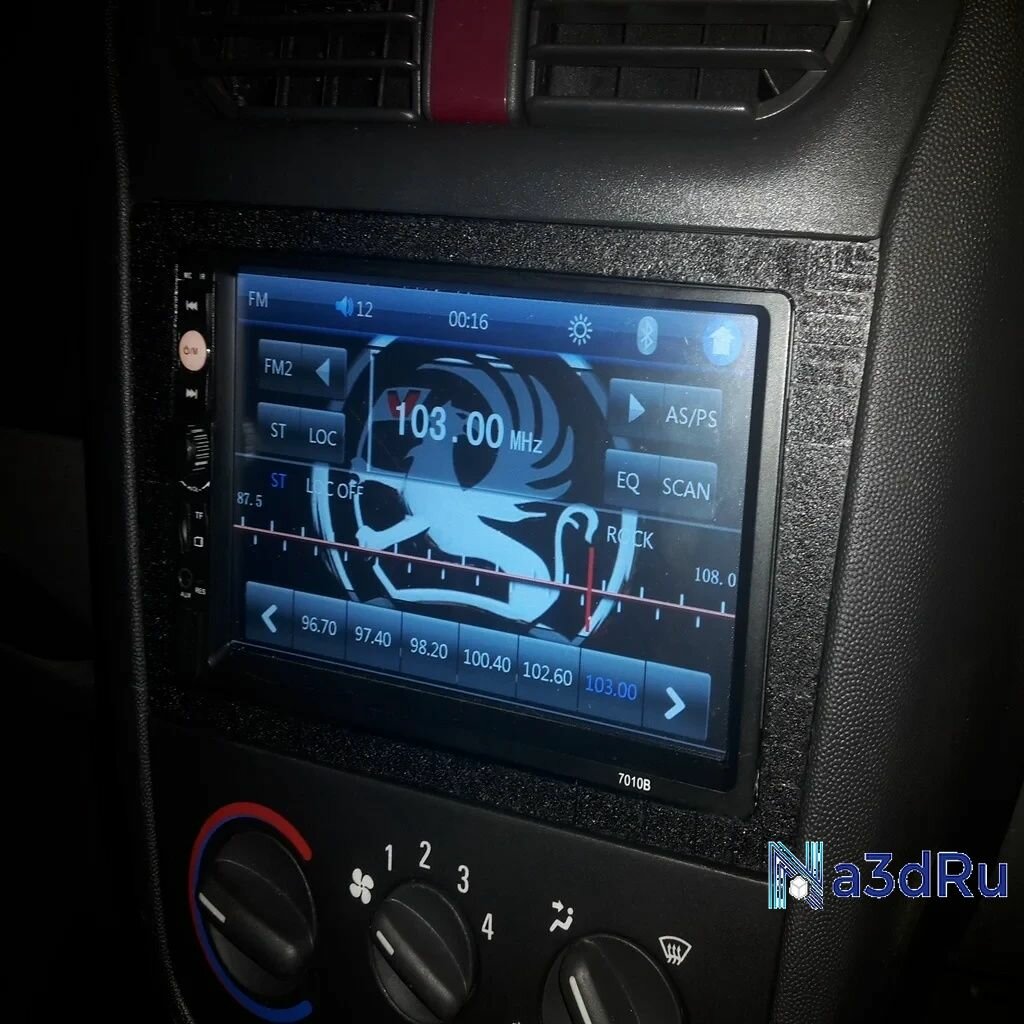 Переходная рамка 2 din Opel Corsa, Переходная рамка 2 дин Опель Корса
