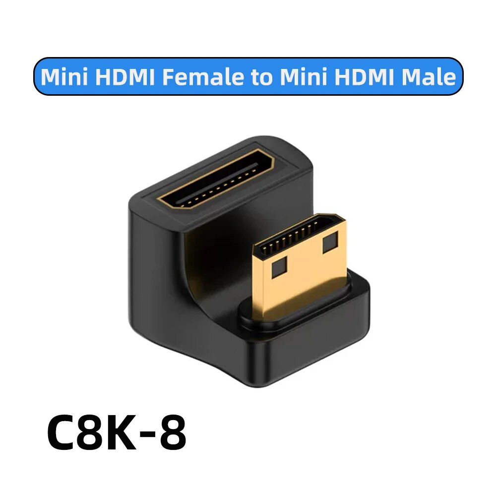 Портативный HDMI-HDMI 2.1 Mini Micro HDMI-HDMI 2.1 Кабель-адаптер 48 Гбит/с 8K60HZ 4K120HZ для HDTV-проектора PS4 PS5
