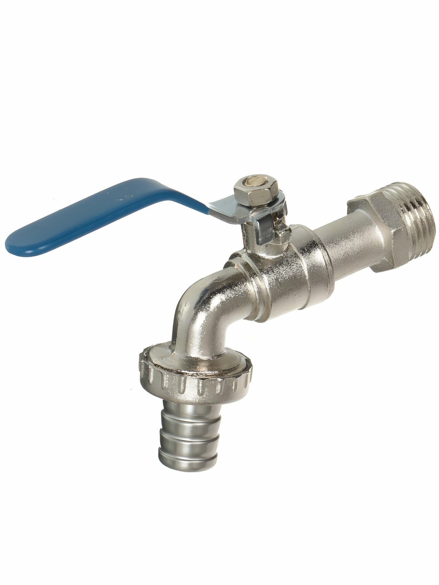 Кран водоразборный AquaLink 1/2' со штуцером для подключения шланга, артикул 03965, надежная запорная арматура