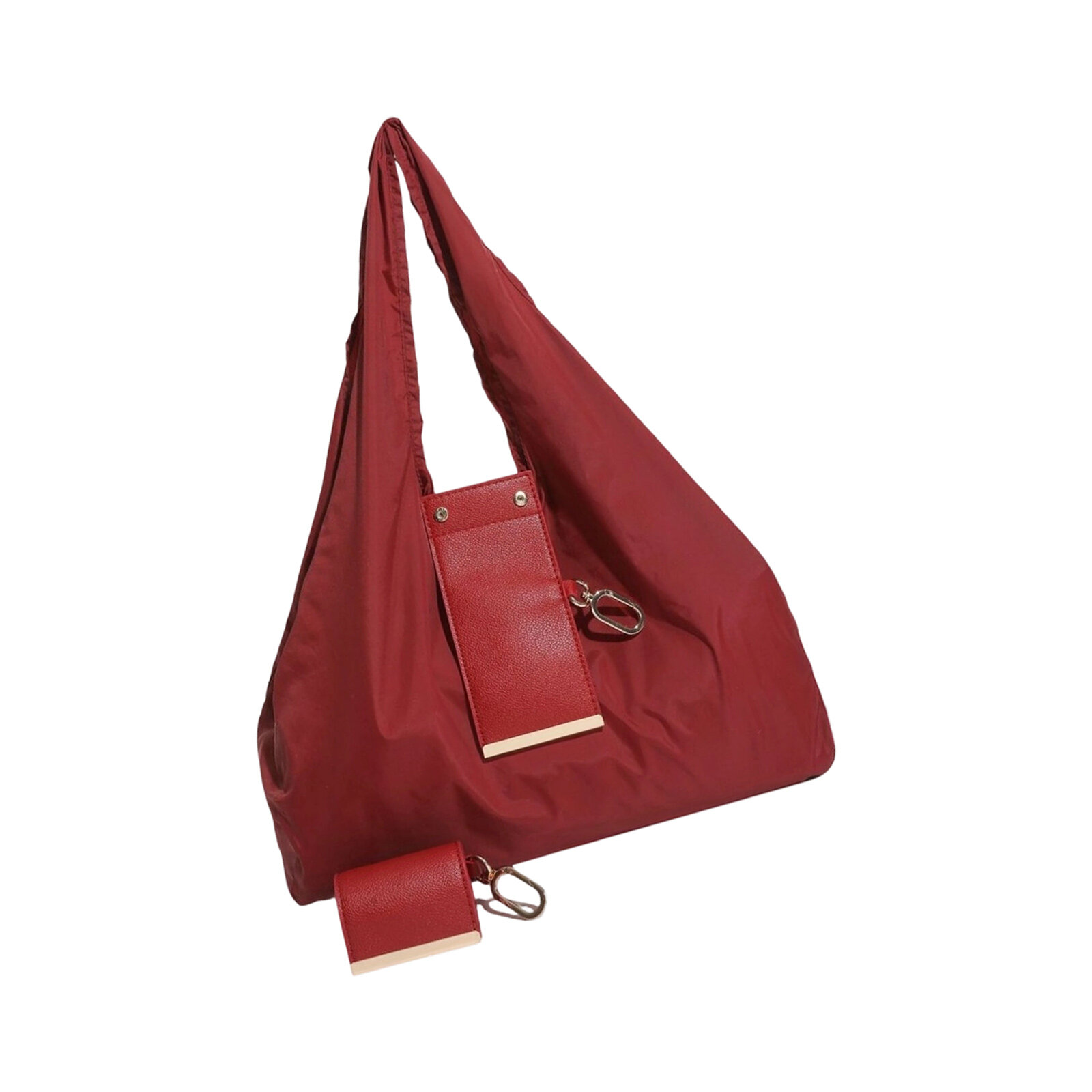 Практичная нейлоновая сумка складная для покупок многоразовая активного отдыха