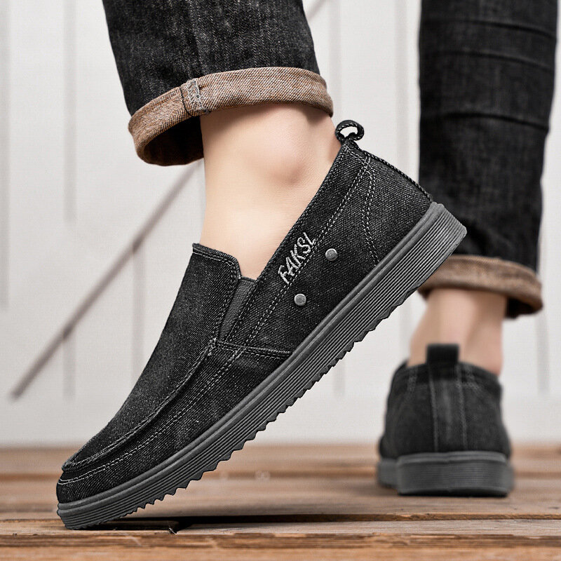 LUO Обувь мужская Летняя для молодежи Толстая подошва сетчатая/SM7763 black