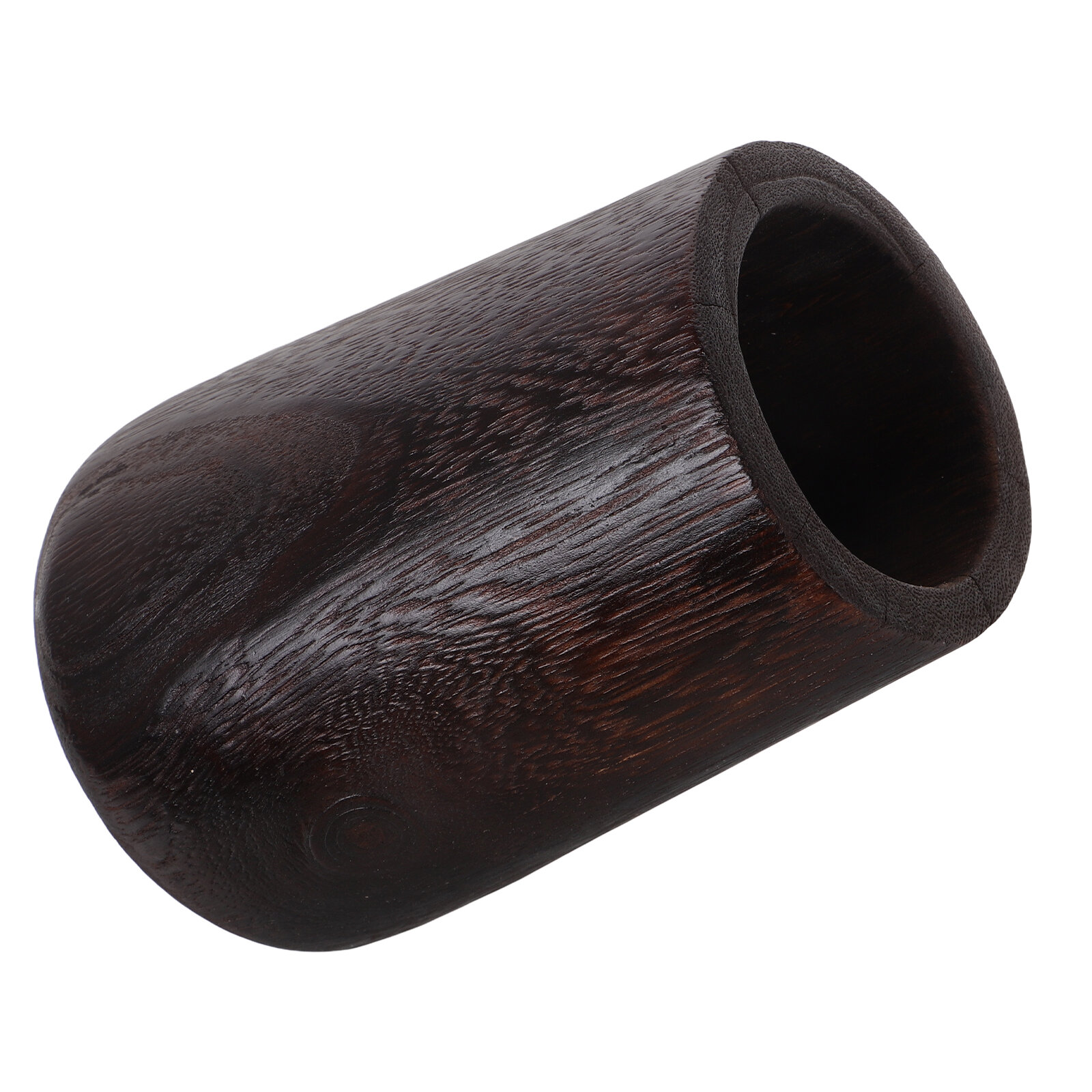 Деревянный черный цветочный вазон для сухих цветов