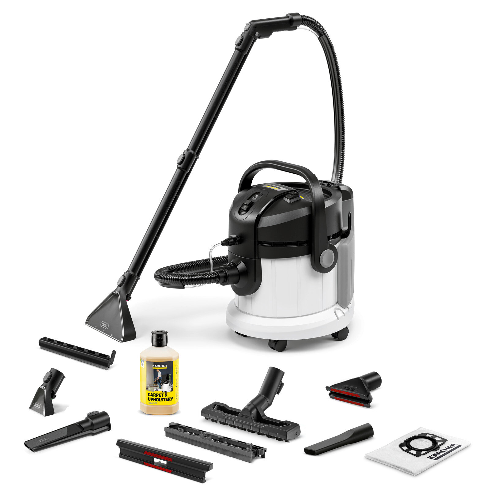 Пылесос Karcher SE4 Plus, моющий, 1000Вт, съёмный бак для воды