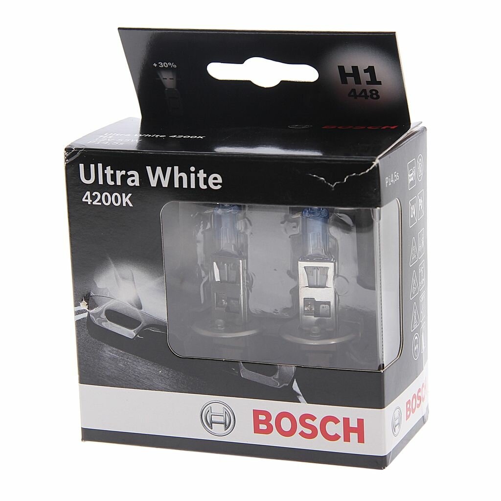 Лампа накаливания Ultra White 4200K, арт 1987301180 BOSCH