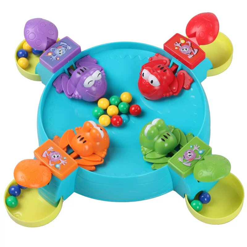 Игра Elefun and Friends Hungry Hungry Hippos для детей, плюшевая лягушка с весом 647 грамм