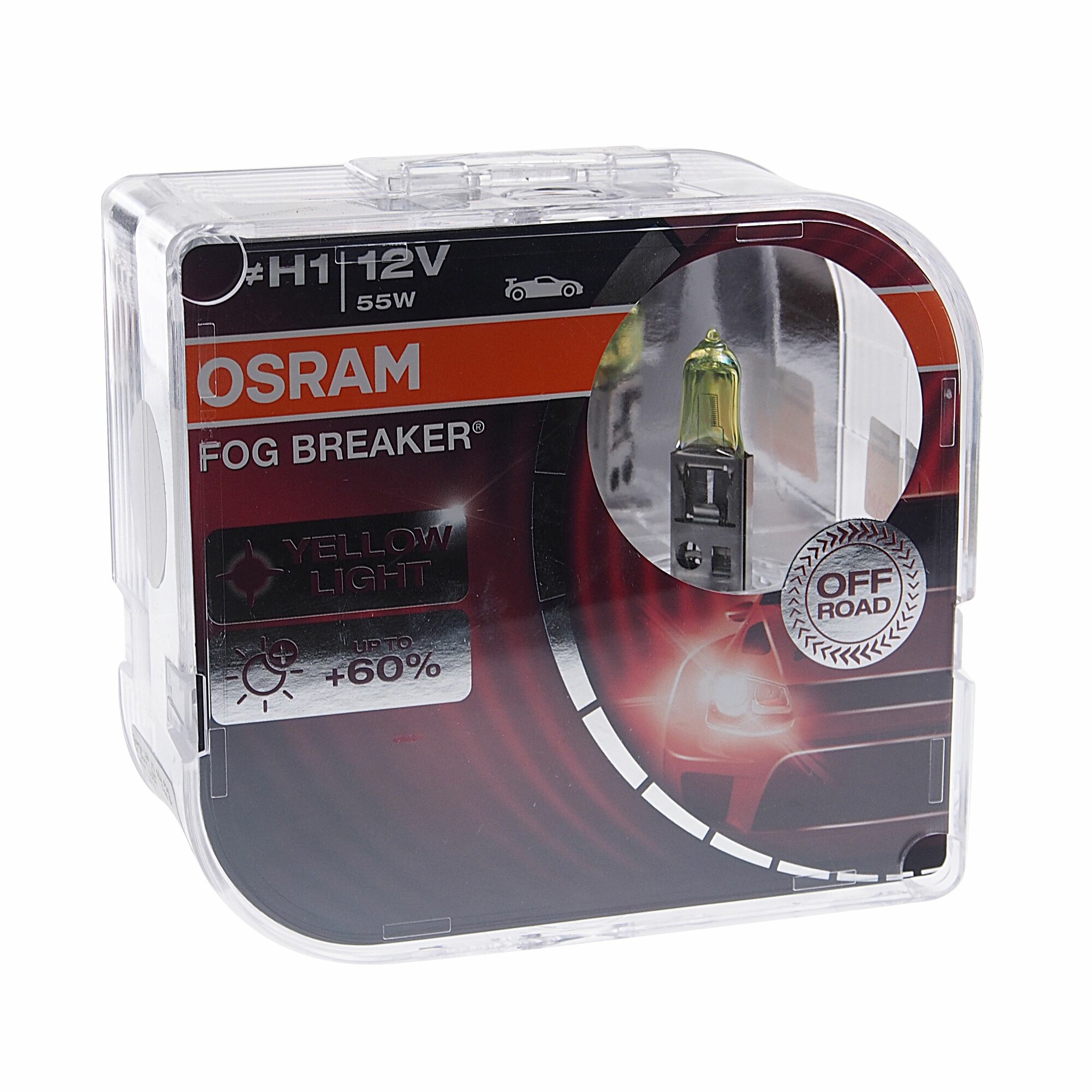 Автолампа H1 55W P14.5s FOG BREAKER 2600K 12V, 2 шт