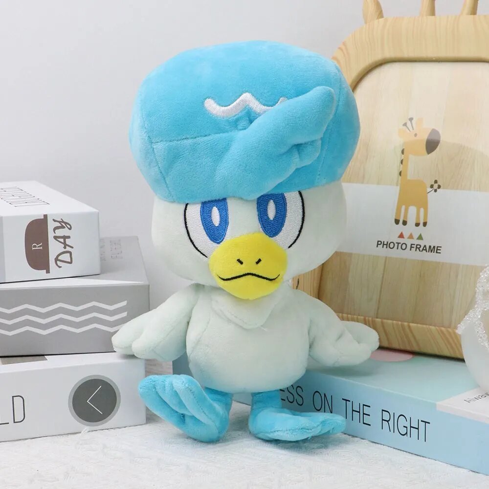 Игрушка Toy Pokemon Quaxly, плюшевый покемон, мягкий, 21 см, наполнитель вата, черный